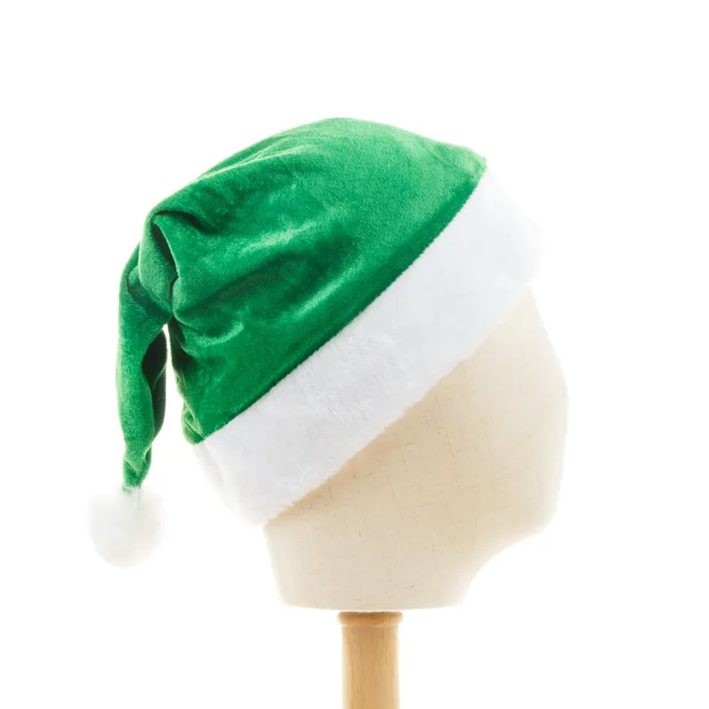 DHgate.com:Soft Plush Christmas Hat Cartoon Santa Claus Caps Xmas Party ...