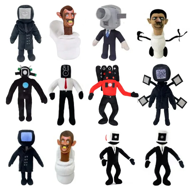 Kawaii Skibidi Bubba Doll With Flashlight Soft Stuffed Cartoon Toilet ...