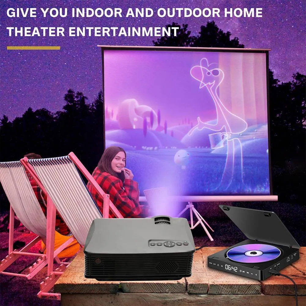 Mini DVD Player: Compact Multimedia DVD/VCD/HD Video Player with HiFi ...