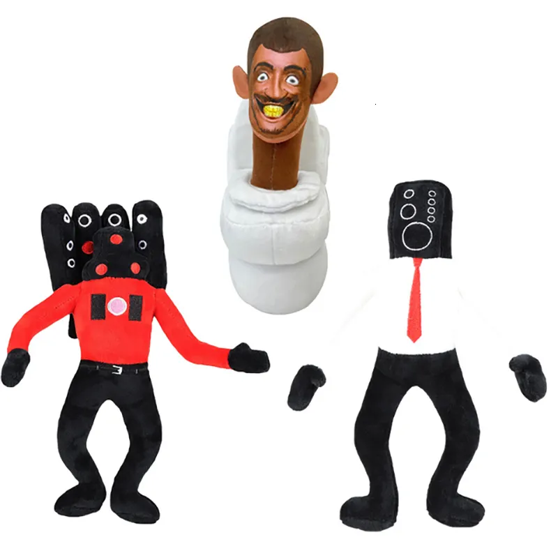 Kawaii Skibidi Bubba Doll With Flashlight Soft Stuffed Cartoon Toilet ...