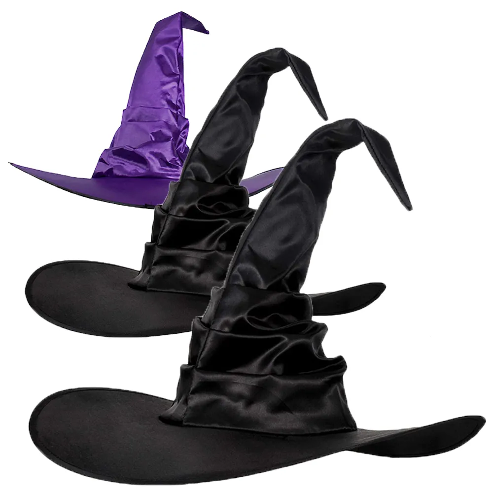 DHgate.com:Foldable Black Halloween Witch Wizard Bucket Hats for ...