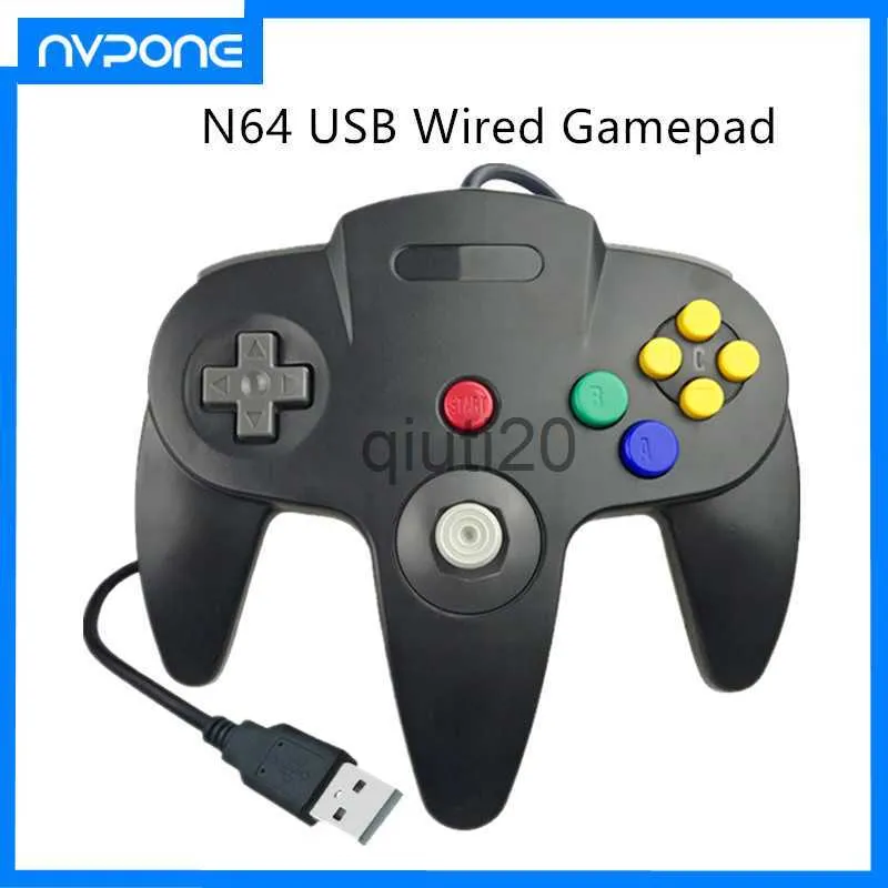 N64 USB Wired Gamepad For PC Mac, Classic Retro Gamepads Joystick Controller From Qiuti20, $13. ...