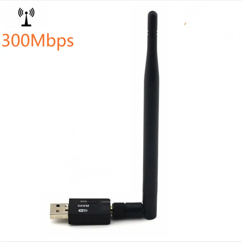 DHgate.com:5dBi USB WiFi Adapter, 802.11n 300Mbps Wireless Network Card for PC Laptop:Computers ...