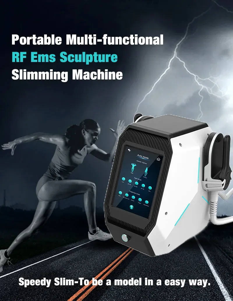 Hot RF EMS Muscle Toning Massager Machine: Electromagnetic Fat Burning ...