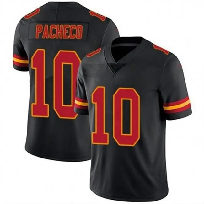 15 Patrick Mahomes 87 Travis Kelce 10 Isiah Pacheco Football Jersey 32 ...