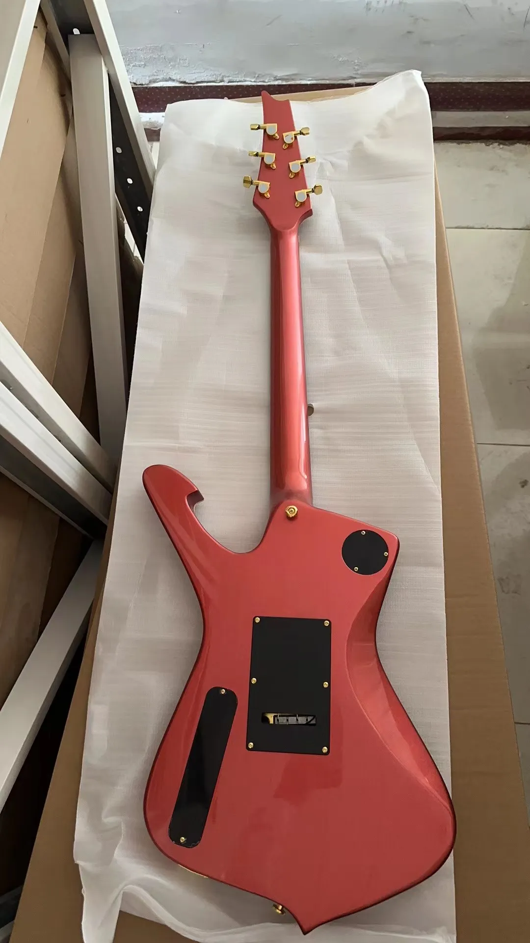 Iceman Red With Stars LDB EZ Givson Electric Guitar Classic With From ...