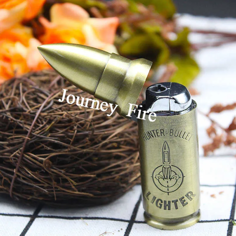Bullet Lighter Multi Purpose Butane Jet Torch Lighters LED Light No Gas ...