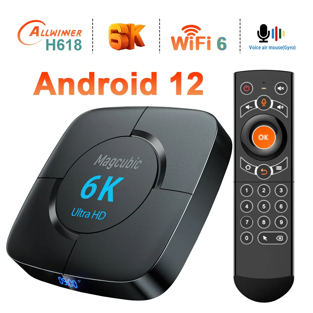 Android 12 TV Box 8K Android TV Box Media Player With Wifi 6, HDR10 ...