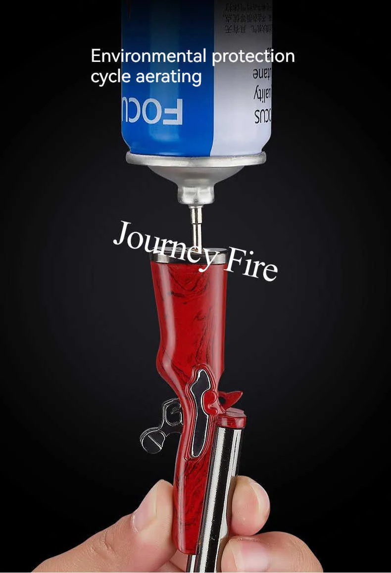 Gun Lighter: Creative Double Fire Pistol Lighter Windproof, No Gas ...