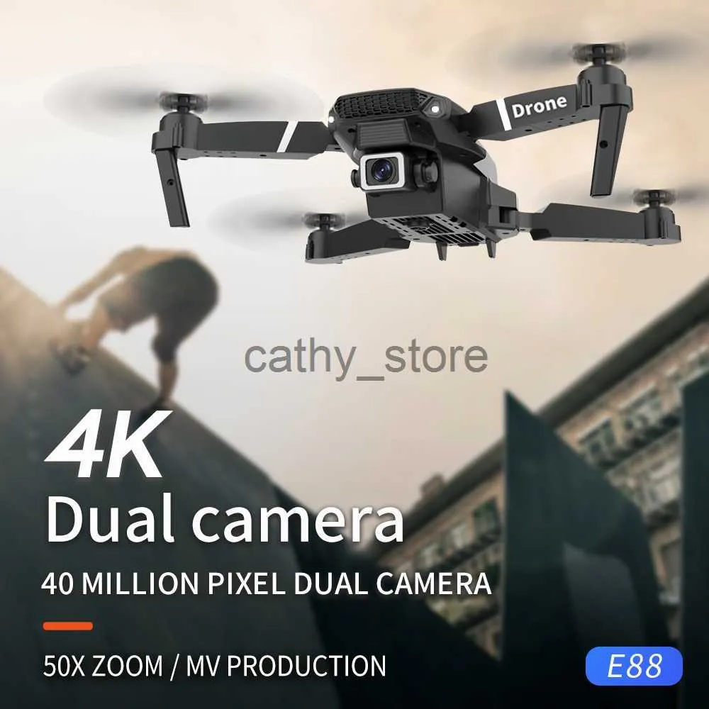 DHgate E88 Pro Drone 4K Camera with HD Wi Fi FPV 1080P Camera Height Hold Foldable RC Quadcopter Helicopter Toys Gifts
