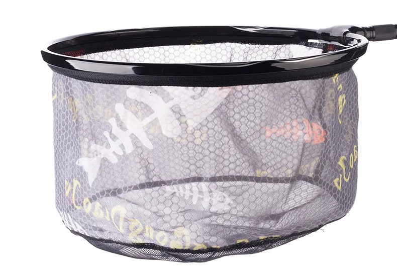Carbon Fishing Net Hand Net 35CM 40CM 45CM Foldable Mesh Deep Landing ...