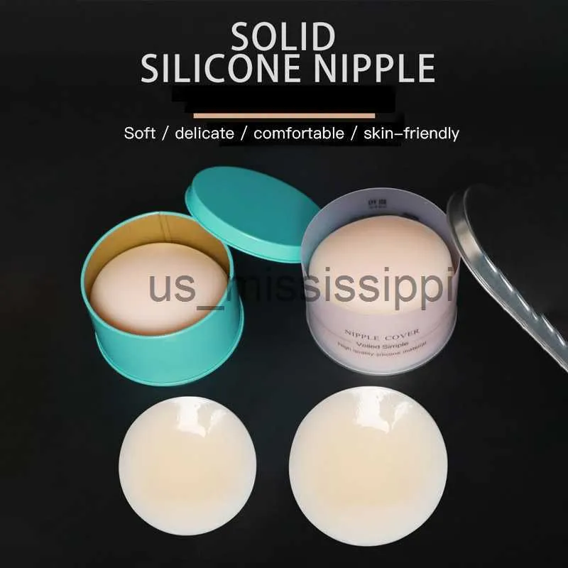 Invisible Reusable Silicone Nipple Covers For Women, Adhesive Pasties ...