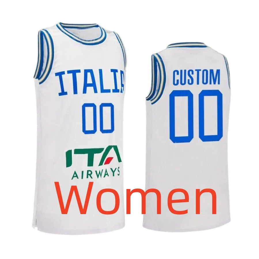 2023 Italy FIBA World Cup Basketball Jersey Simone FONTECCHIO Michele VITALI Nicolo MELLI Nico ...
