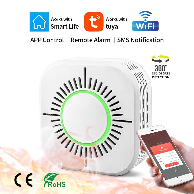 WiFi Security Alarm System: Smart Home Safety Kit With Sound & Light ...