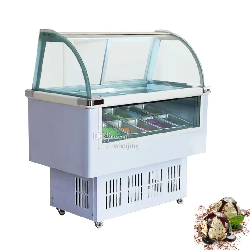 DHgate.com:Multifunctional Commercial Ice Cream Display Cabinet Freezer ...