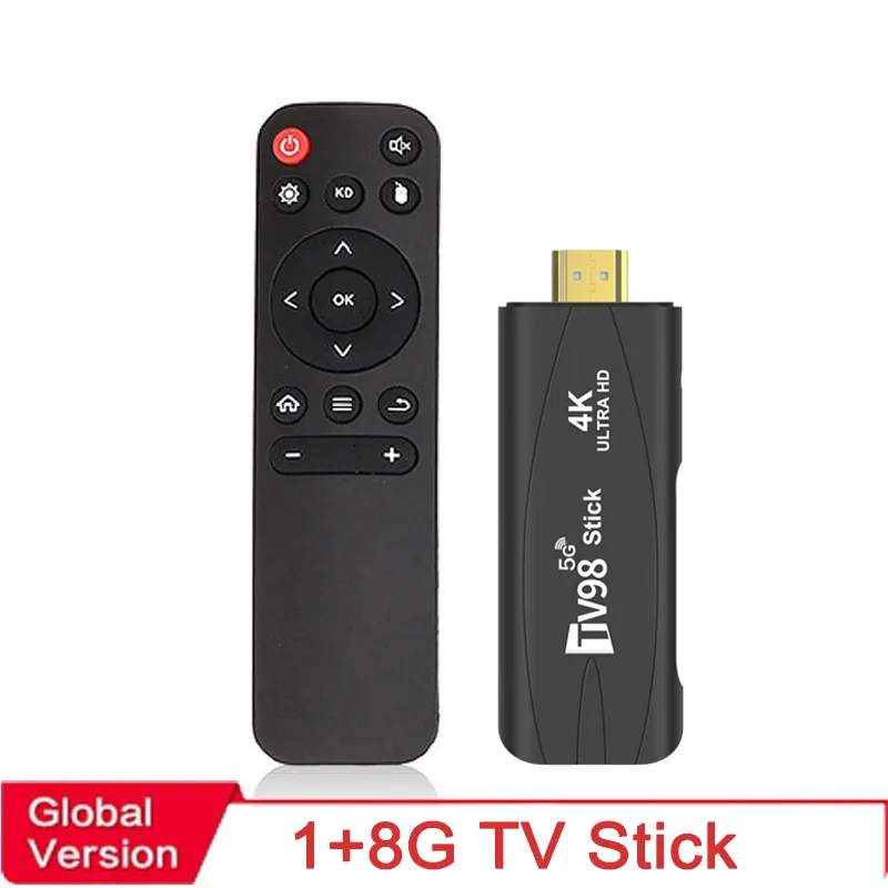 TV Stick TV98 4K HD Smart TV Stick WiFi 6 2.4/5.8G Dual Frequency ...