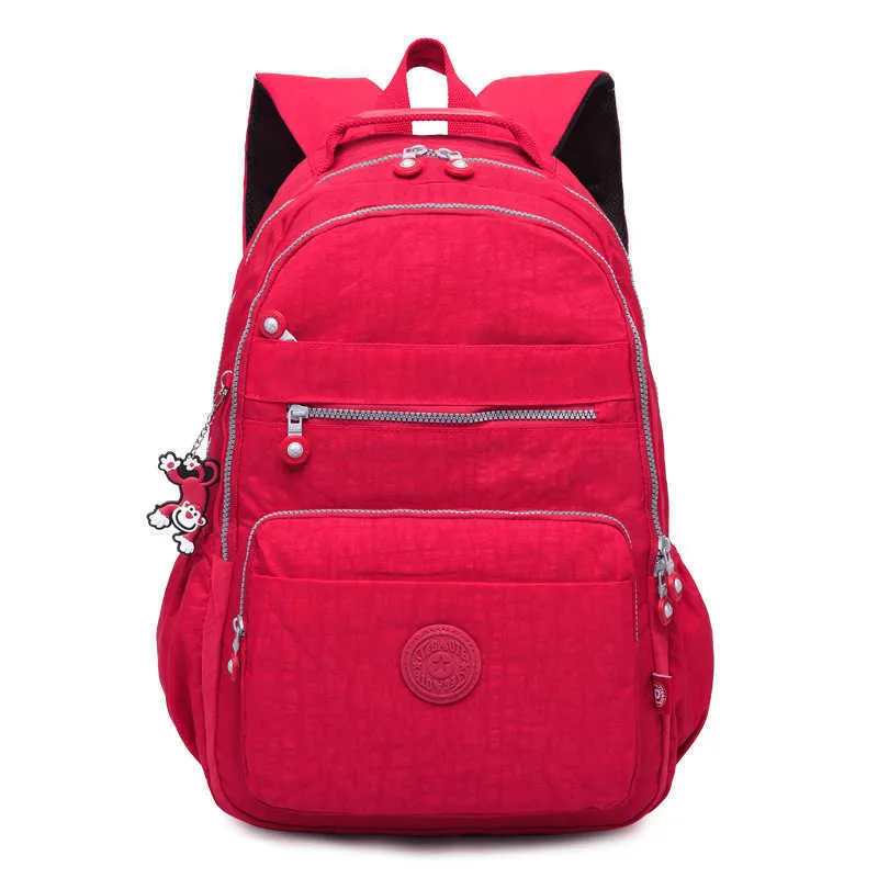 Nylon Ladies Backpack Lightweight Girly Backpack For School, Travel ...