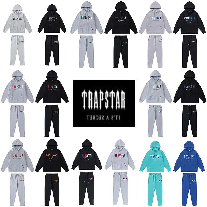 متعددة الطراز Trapstar Tracksuit Classic Chest Letter Payel Hoodie و ...