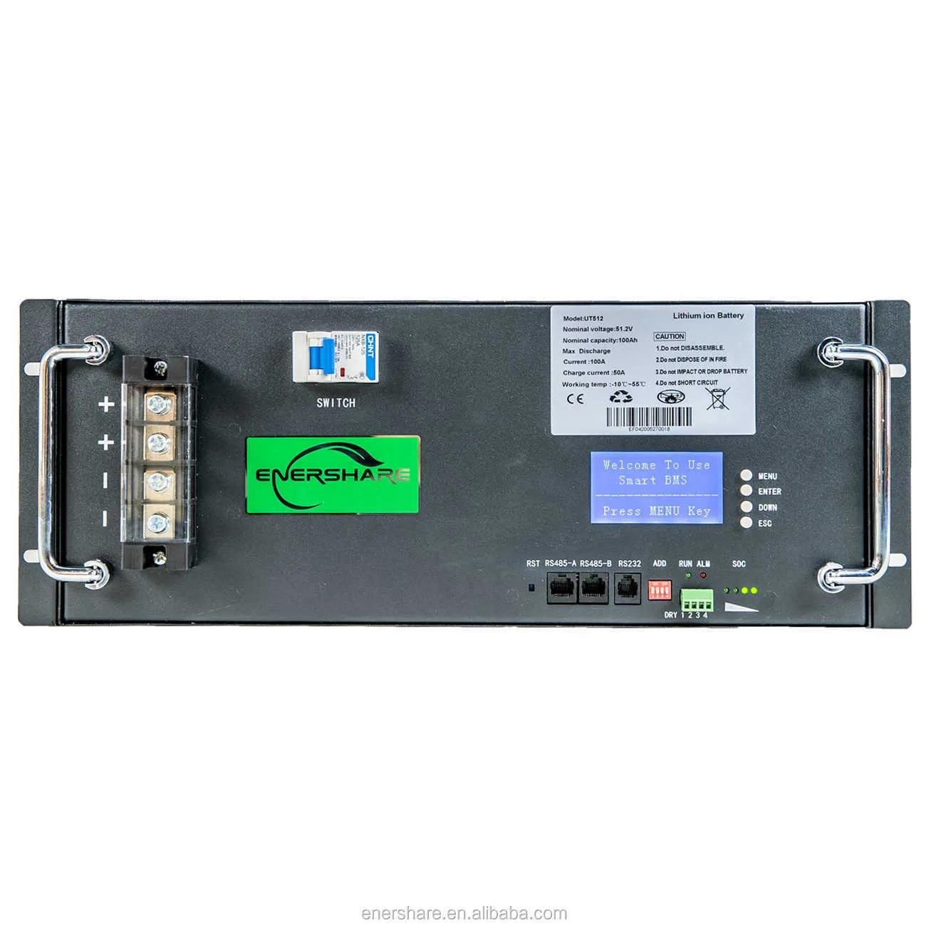 48v 20ah Lithium Ion Battery Lipo Prismatic 48V 5kW 100Ah LiFePO4 ...