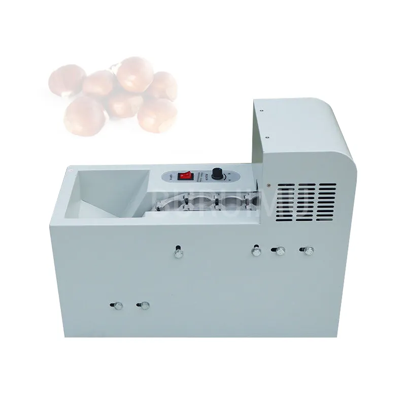 Commercial Chestnut Shelling Machine: Single Chain Plate Cracking ...