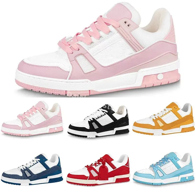 Designer Trainer Sneaker Virgil Casual Shoes 2022 Calfskin Leather ...