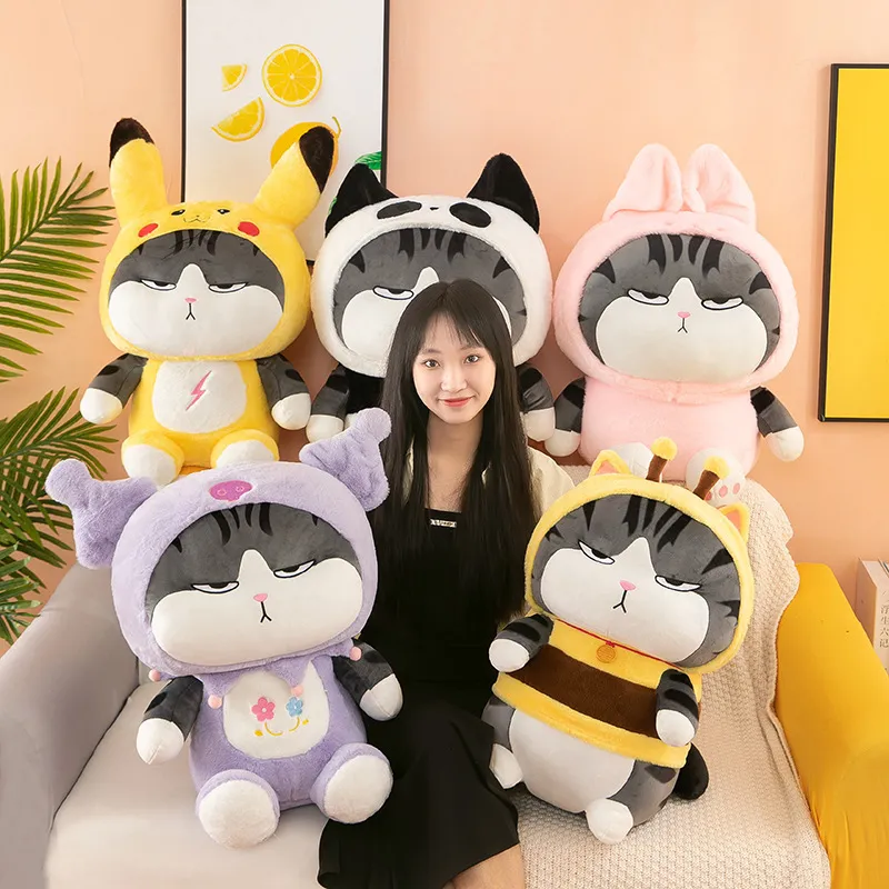 Gohan Hisuian Growlithe Plush Long Live Transformed Cat, Frog, Panda ...