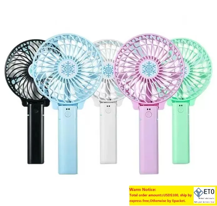 Portable Hand Fans USB Rechargeable Folding Fan Mini Personal Handheld ...
