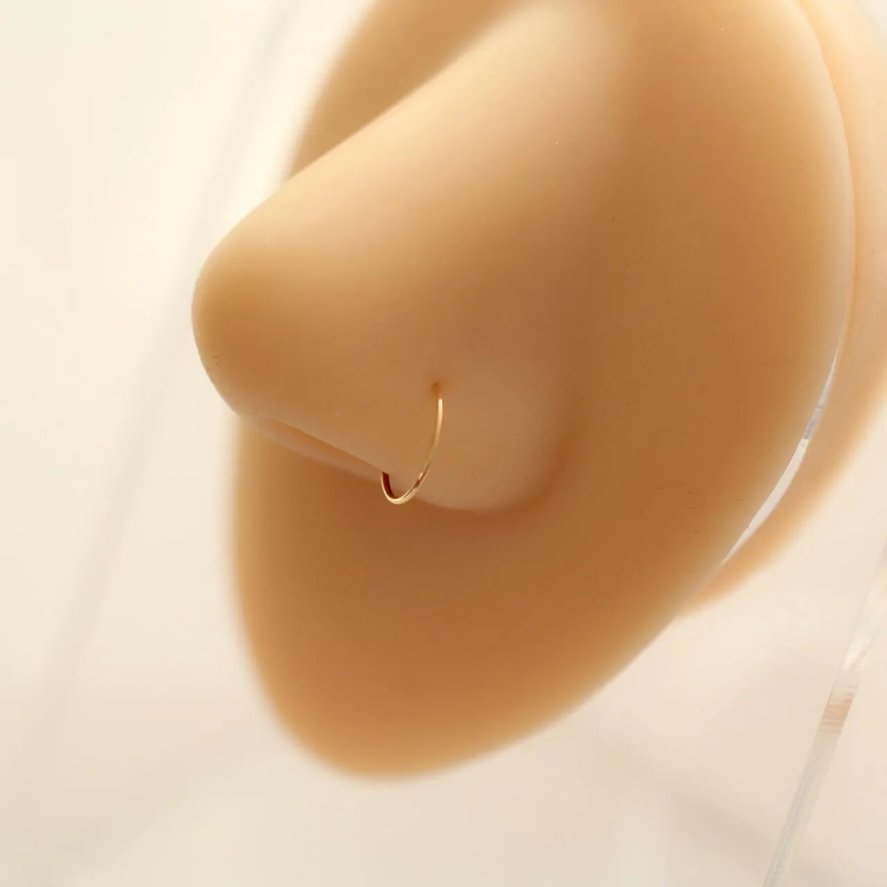 Mens gold hoop nose ring store