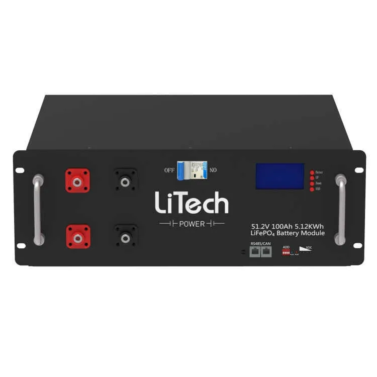 Lifepo4 Power Station 48V 100Ah/200Ah LiTech Rack Mounted Battery Pack ...