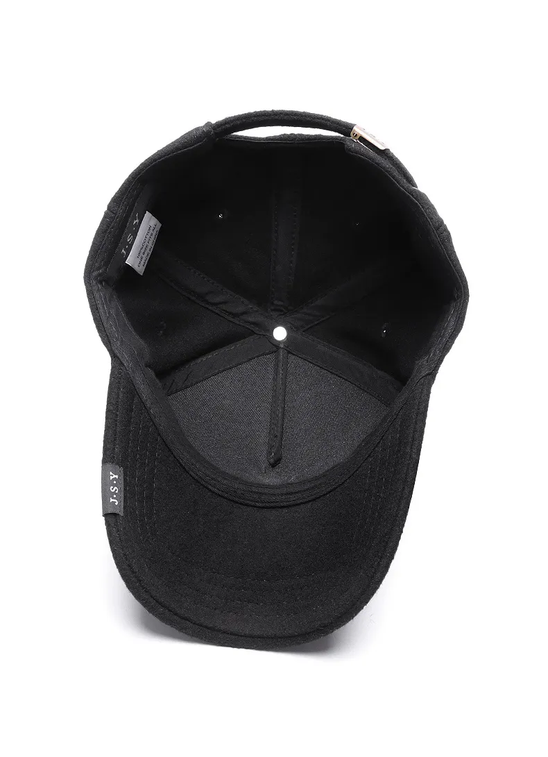 Ball Cap Winter Dad Big Size Felt Baseball Cap Adult High Top Sport Hat ...