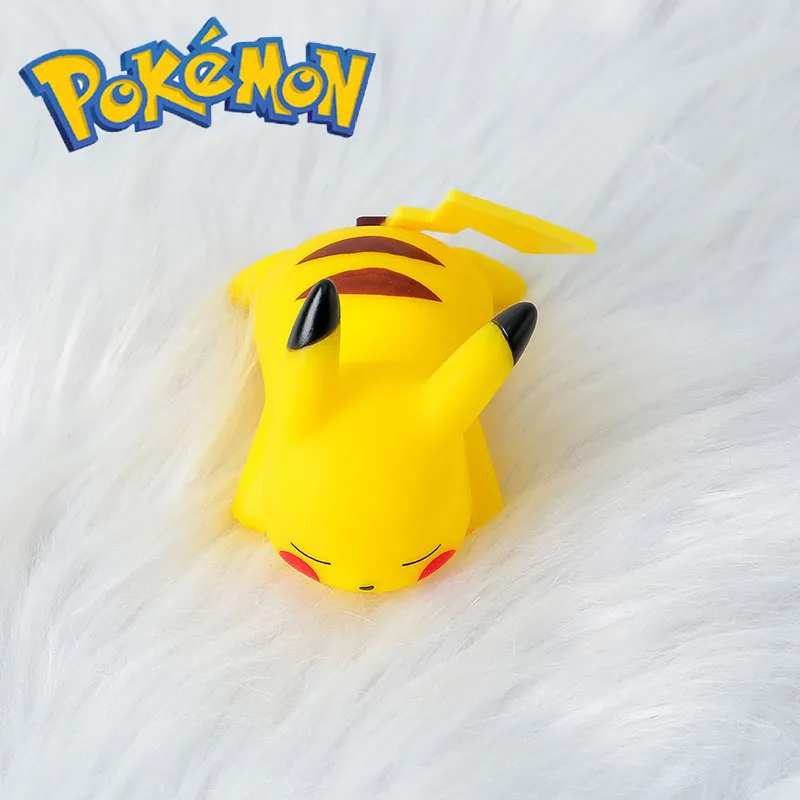 CutePokemon Pikachu LED night to light - Soft Anime Bedside Lamp for ...