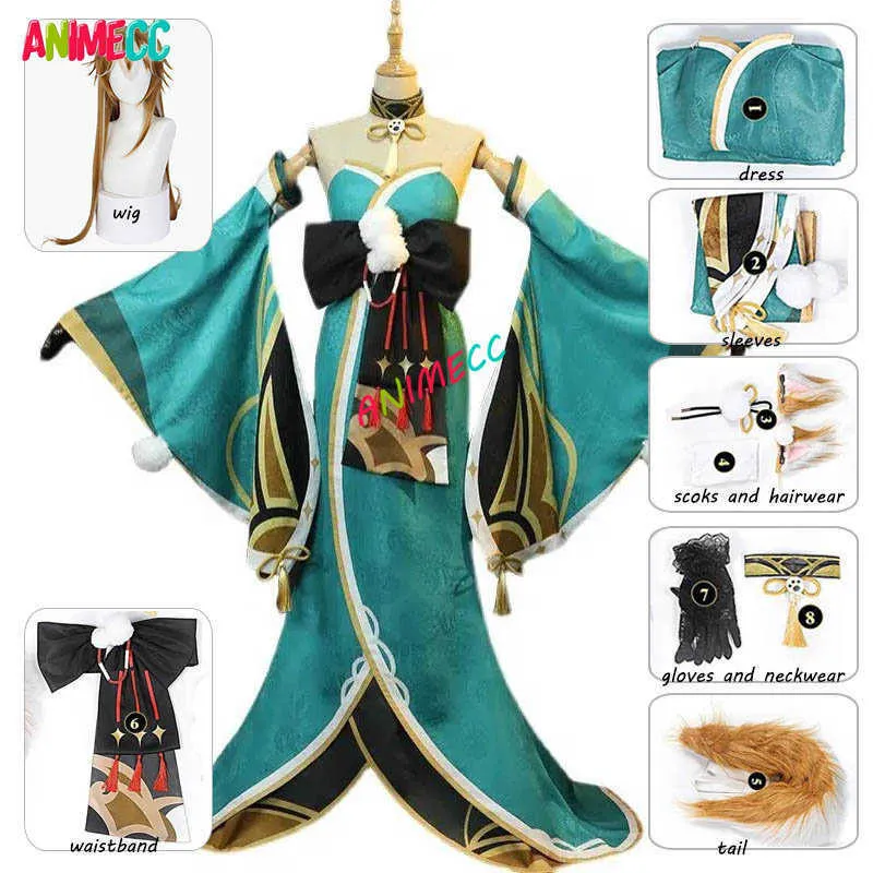 Anime Costumes Anime Game Genshin Impact Gorou Geo Bow Ivitation Miss ...