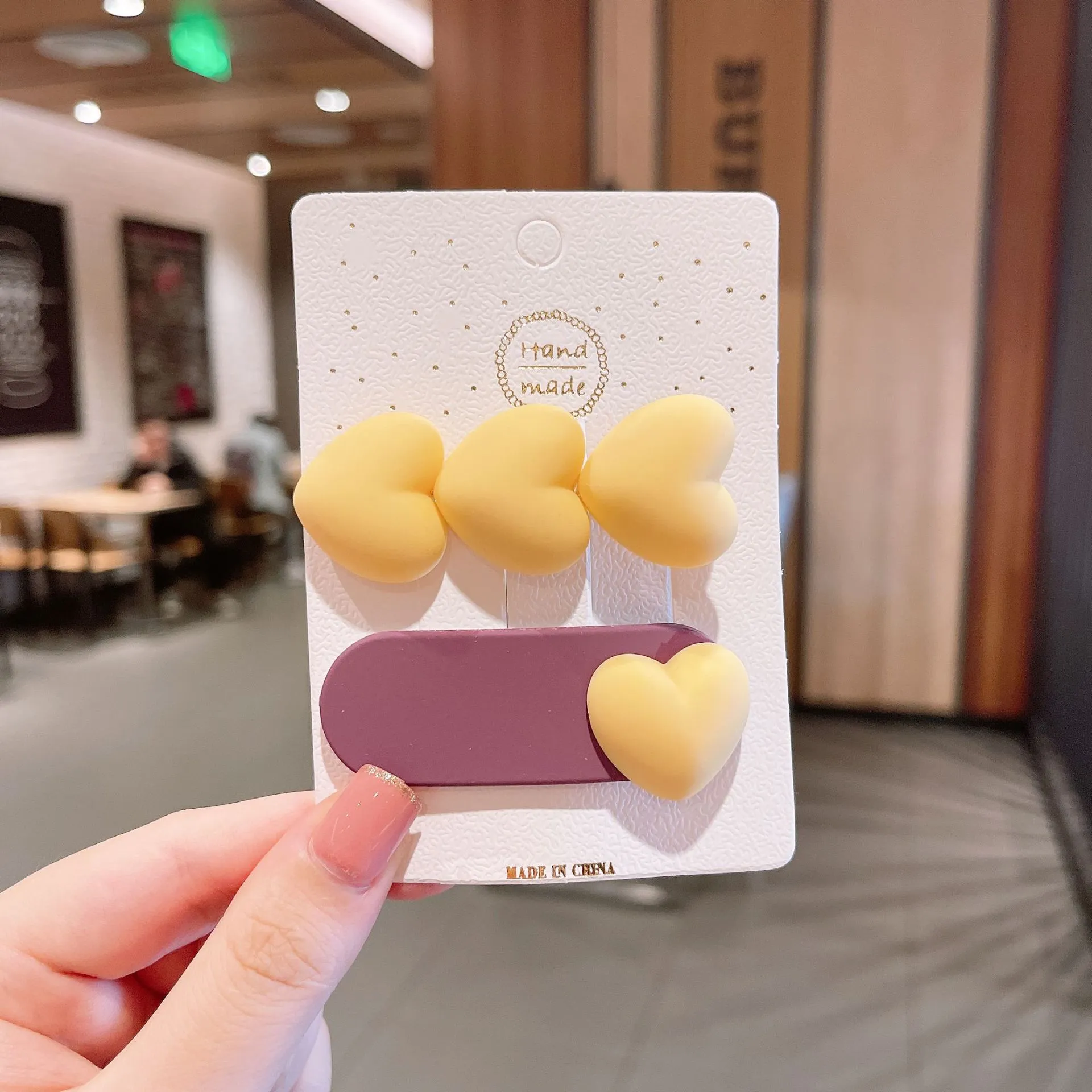 Japan And South Korea Cute Silicone Hair Clips Five Pointed Star ...