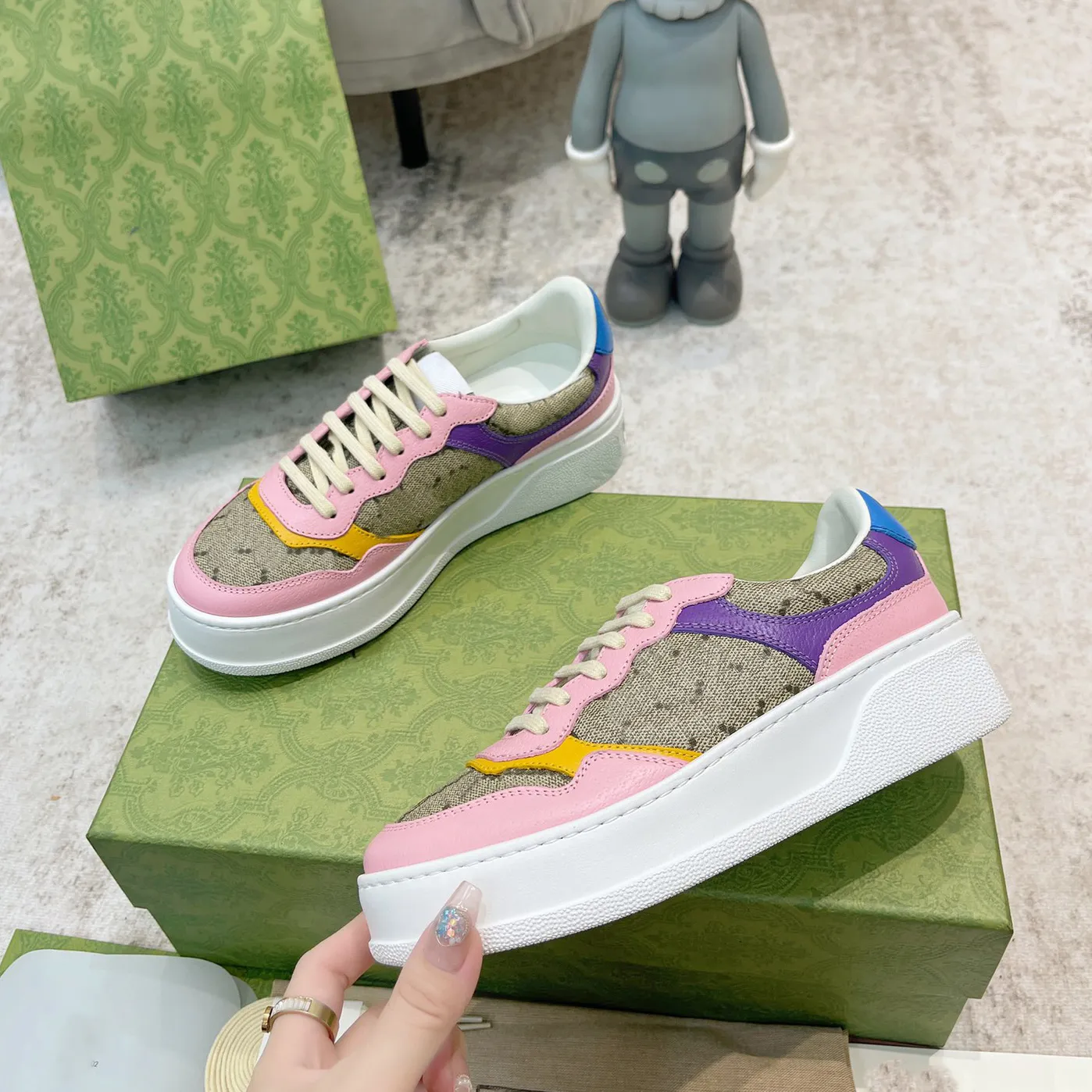 New Designer Double G Skate Shoes Fashion Sneaker Sports Running Shoes ...