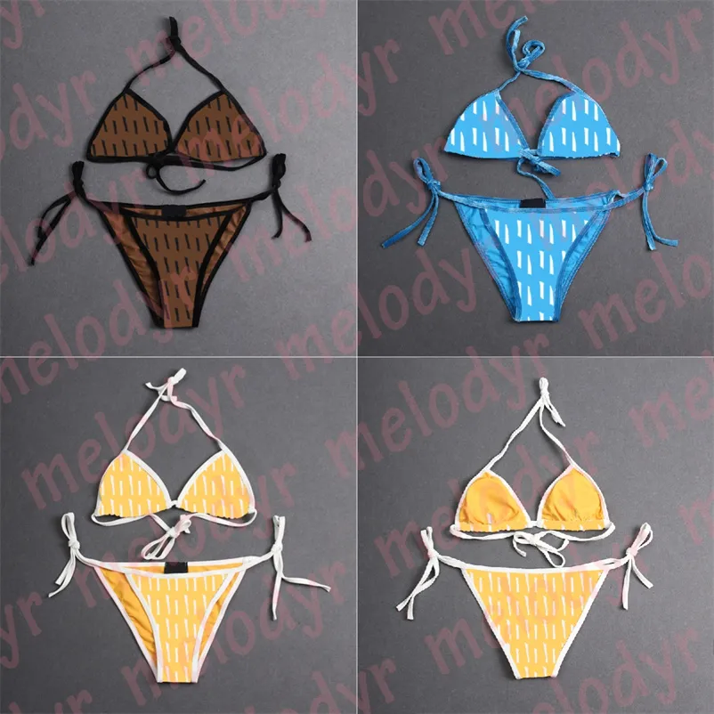 DHgate.com:Womens Two-Piece Swimwear, Letter Print, Summer Beach ...