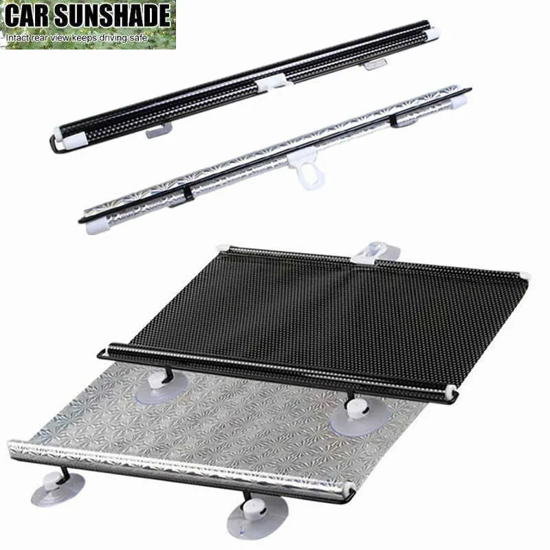 Car Window Sun Shade Roller, Rear Window Blinds For Cars: Retractable ...