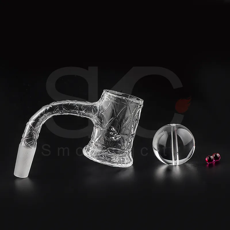 Bongs Pieces: Sandblasted Full Weld Auto Spinner Smoke Quartz Banger ...