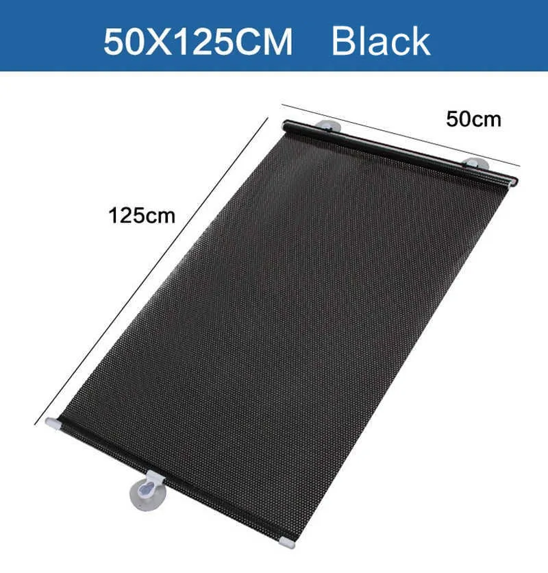 Roller Blinds For Car Windows Sun Shade Screen Protector Curtains ...