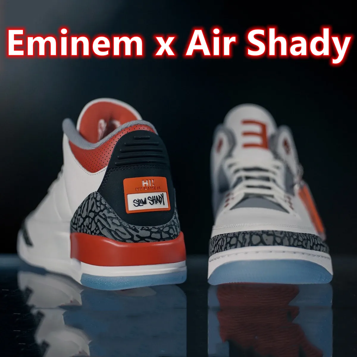 Mens Basketball Tennis Shoes: White Navy 3s With Medellin Rio, Sunset ...