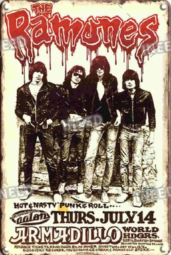 Metal Poster Music Rock Band Doors Tin Sign Plaque Metal Sign Iron ...