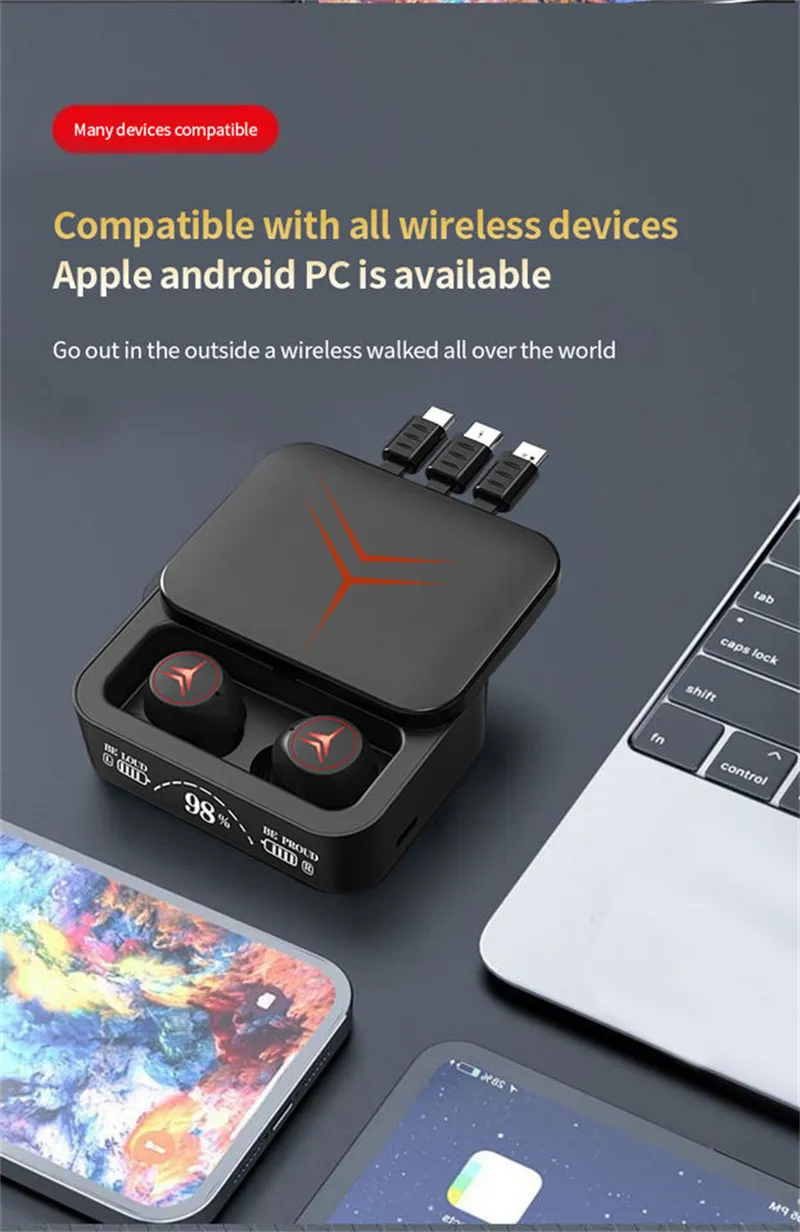 M88 PLUS TWS Bluetooth 5.3 Wireless Earbuds With ENC... From Growth8 ...