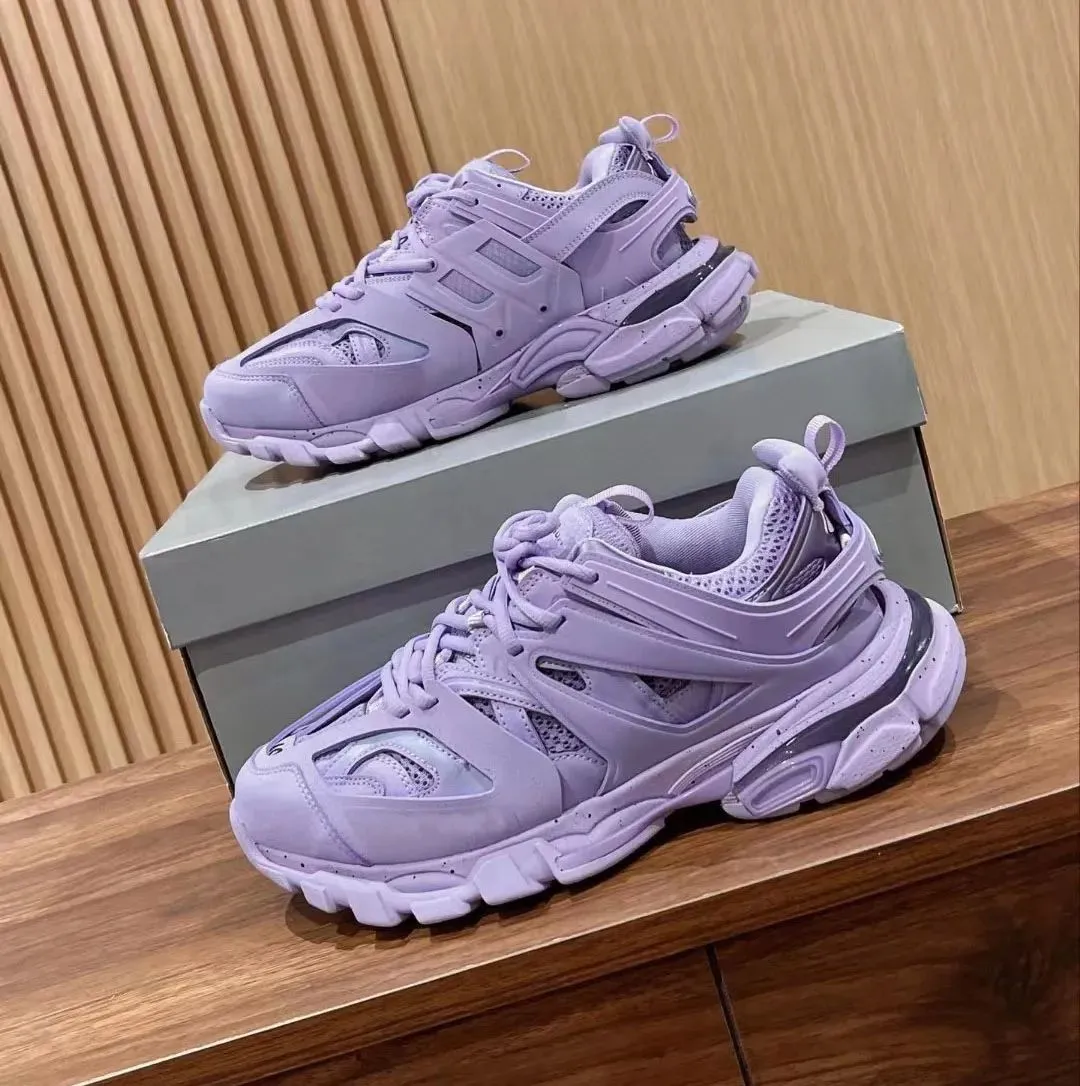 Designer Track 3 3.0 Sneakers: Mesh and Nylon Platform Trainers for Men ...