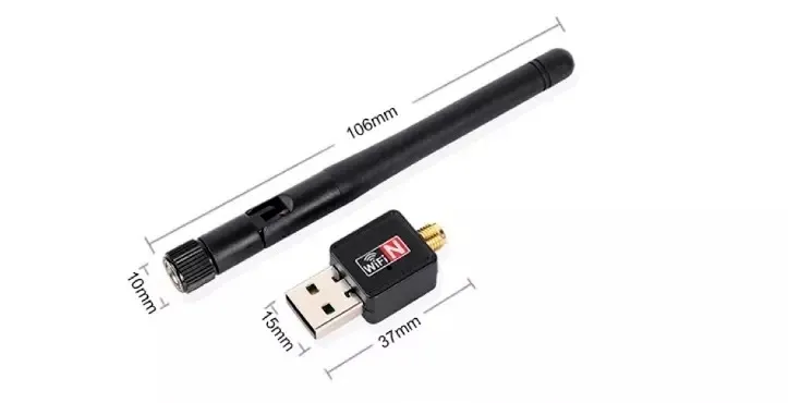 Mini PC Wi-Fi Adapter, 150M USB Wi-Fi Adapter, Wireless Wi-Fi USB ...