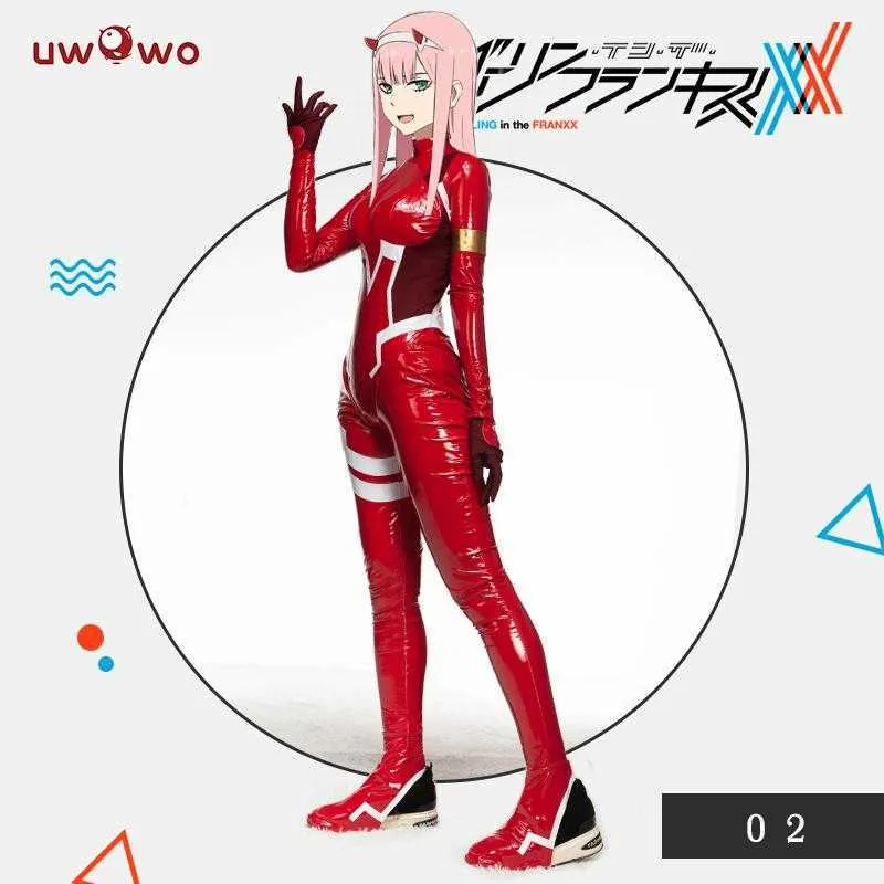 ♦ DHgate UWOWO Zero Two Cosplay Costume Women's Anime Zentai Plug Suit ...