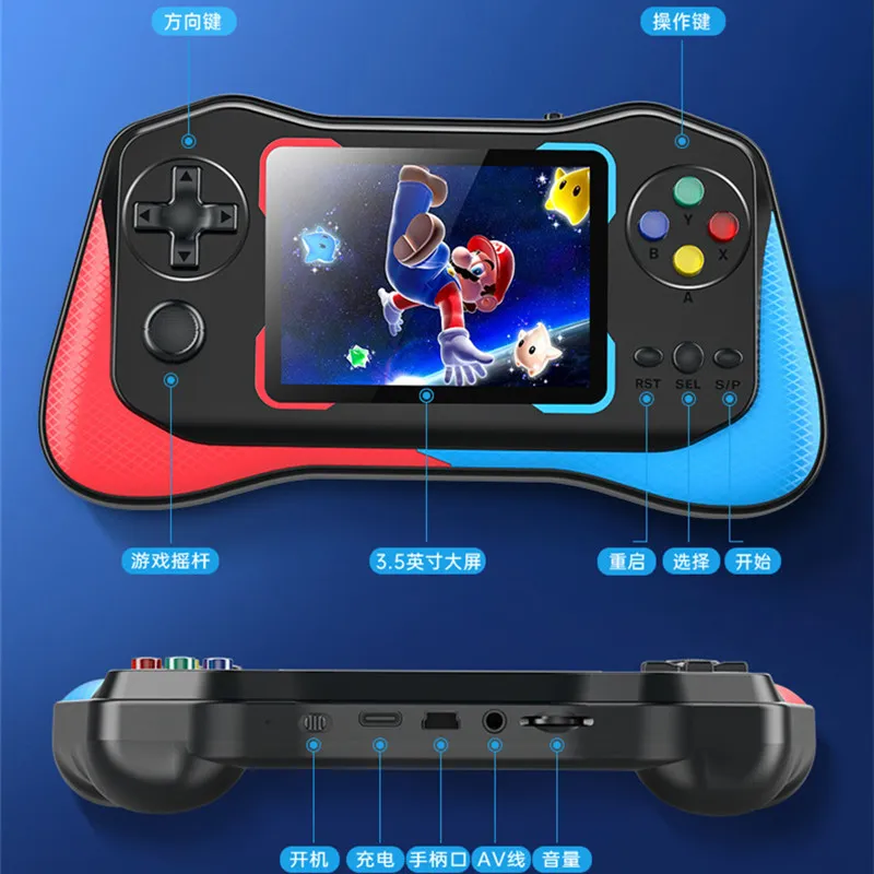 Portable Retro Small Game Consoles 500 Games, Handheld Color Player ...