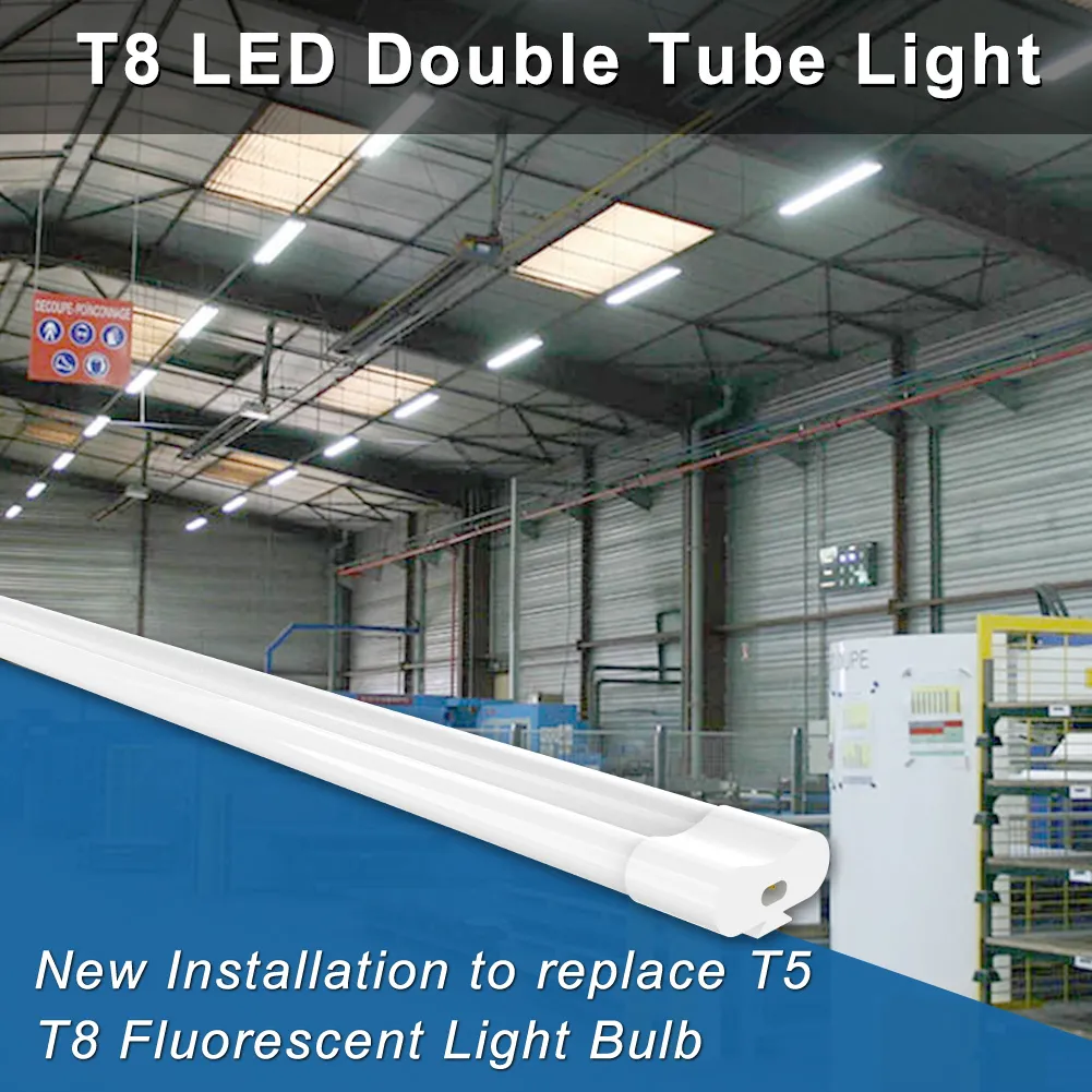 4FT LED Utility Shop Light Fixture, Linkable T8 Workbench Lighting ...