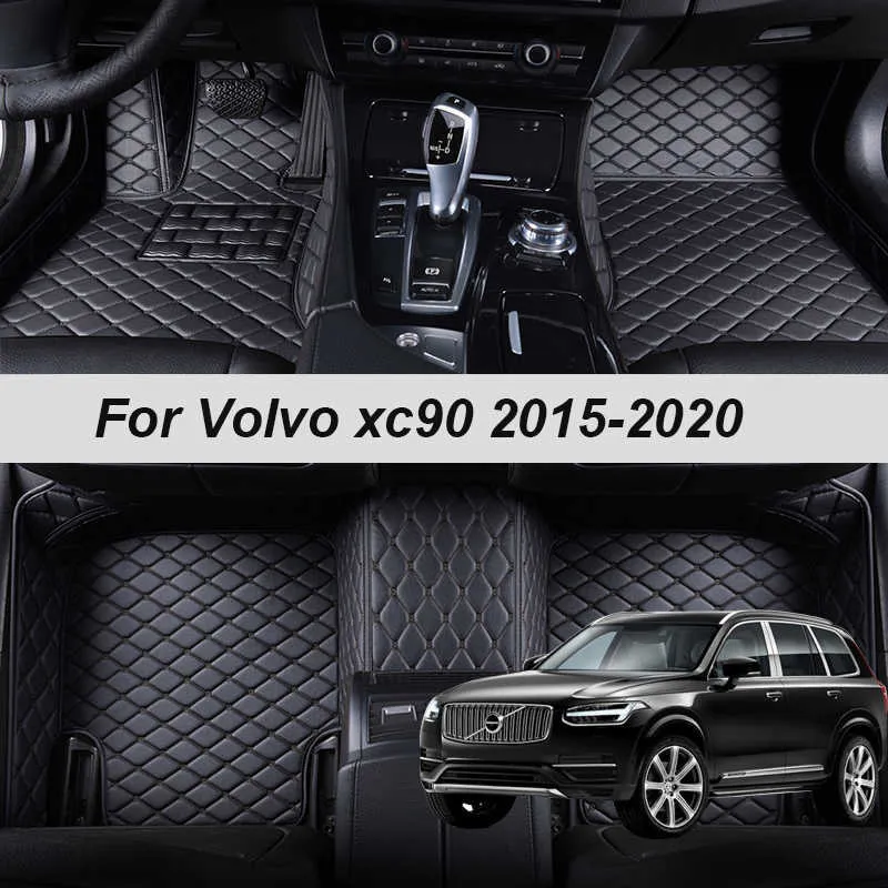 DHgate.com:Custom Made Leather Car Floor Mats for Volvo XC90 2015-2020 ...