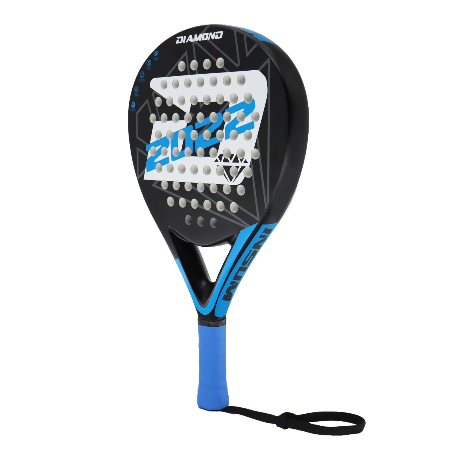 DHgate.com:Tennis Rackets - Pro Padel Paddle Racket, Diamond Shape EVA ...