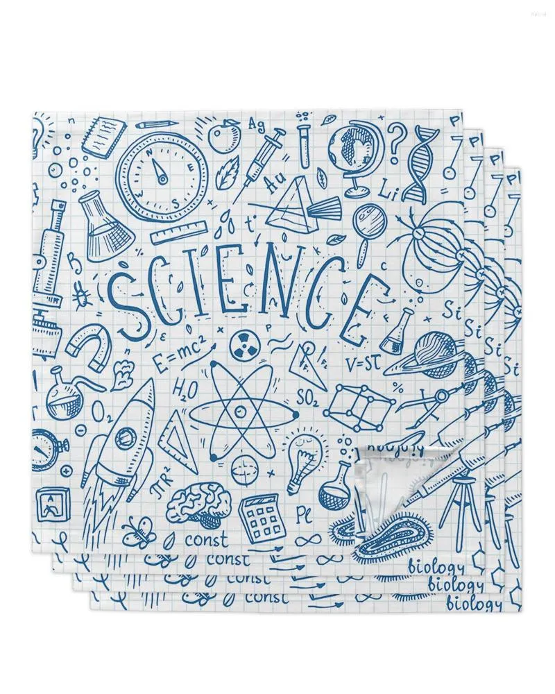 Rocket Microscope Planet Pottery Barn Table Napkins Set Of 4/6/8 Cloth ...