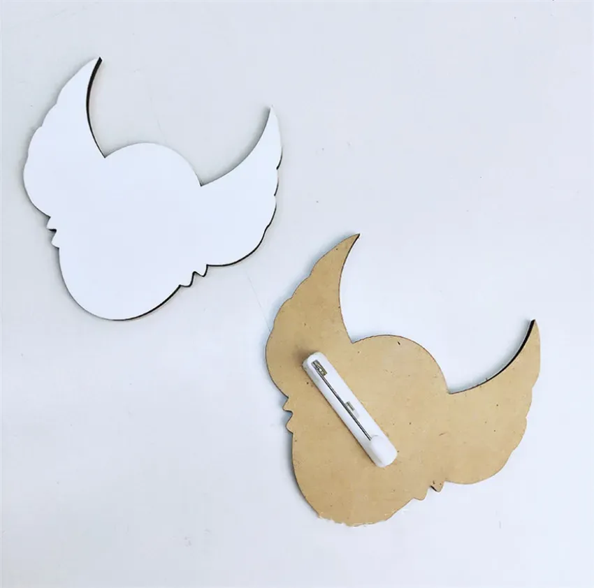 Sublimation Badges MDF Party Pins Buttons Design A Badge For DIY Craft ...